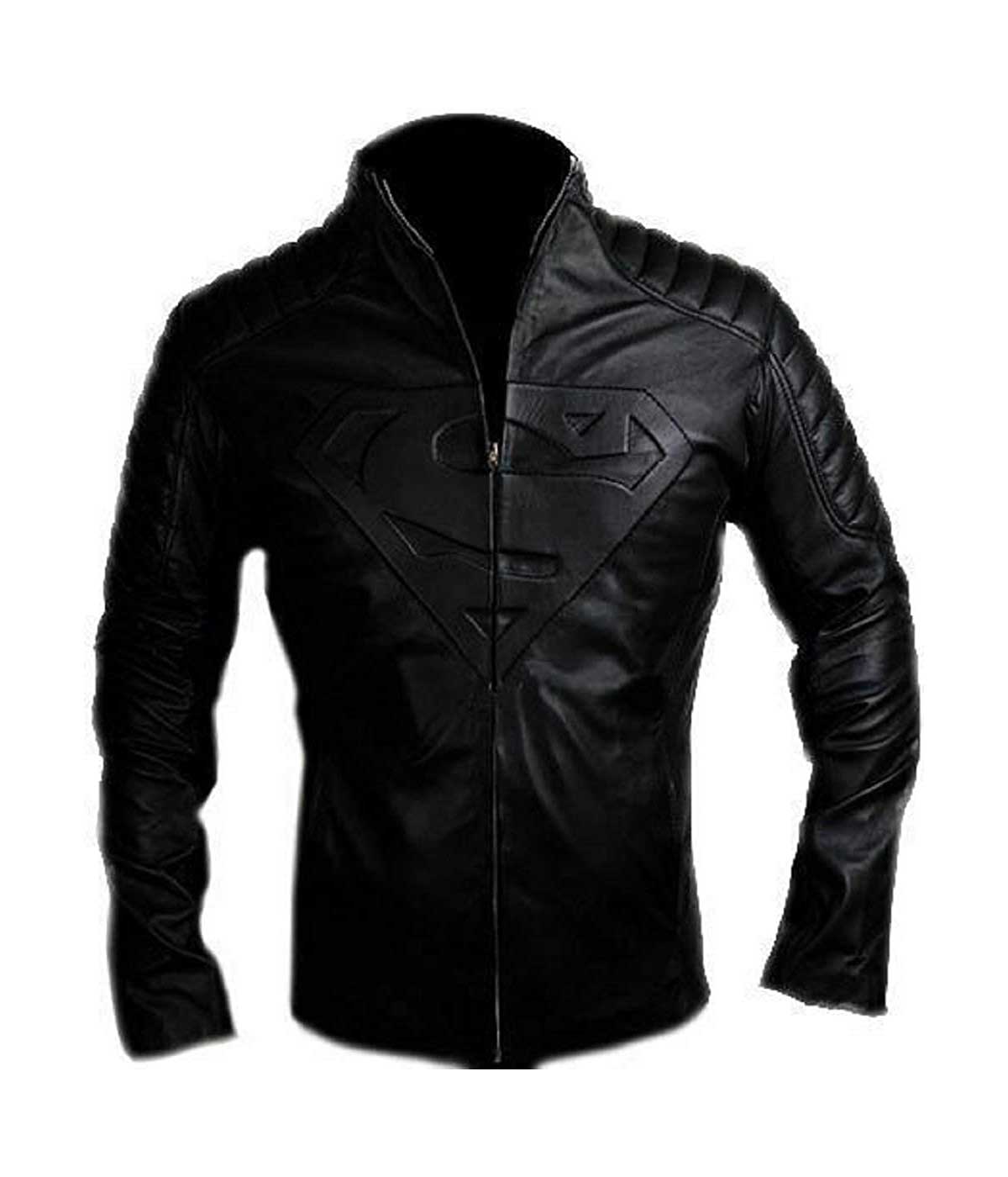 Superman Black Leather Jacket - Modern Leather Jackets